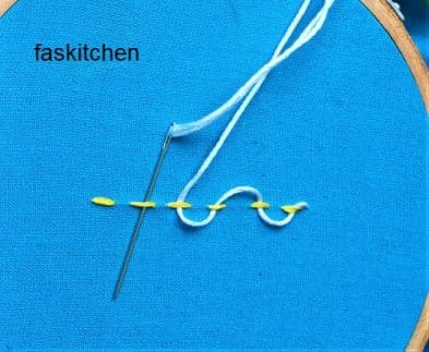 Double Threaded Running Stitch in Hand Embroidery (Step By Step & Video ...