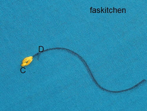 Heavy Chain Stitch in Hand Embroidery Tutorial (Step By Step & Video ...