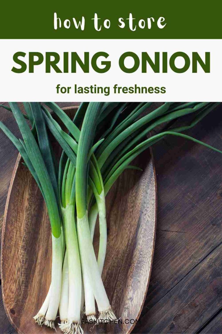 How To Store Spring Onion in Easy Steps - Fas Kitchen