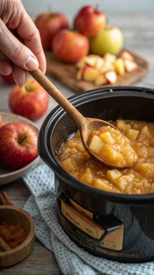 Crockpot Apple Compote – Easy Slow Cooker Recipe for Warm, Cinnamon ...